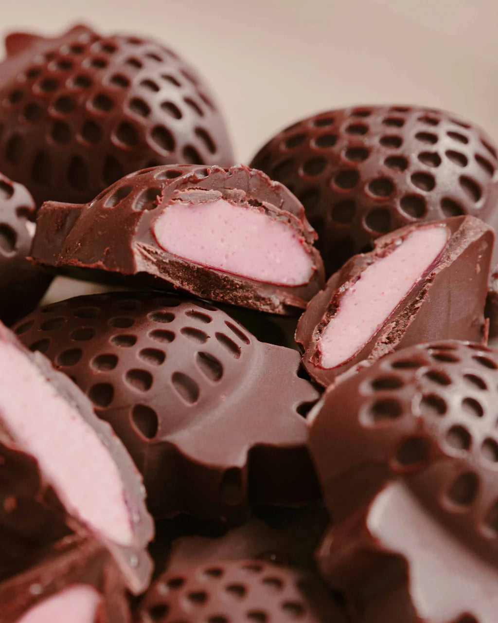 Strawberry Cream Chocolate Truffles WITH GUTSY GUMMIES — The Gluten ...