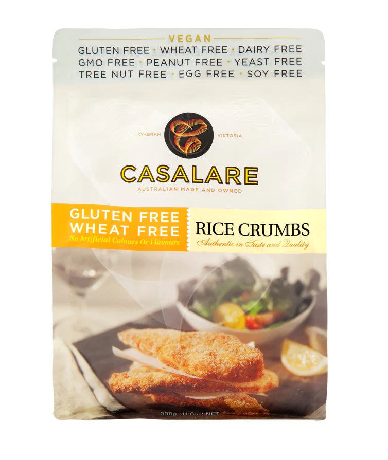 CASALARE RICE CRUMBS 330G — The Gluten Free Hub