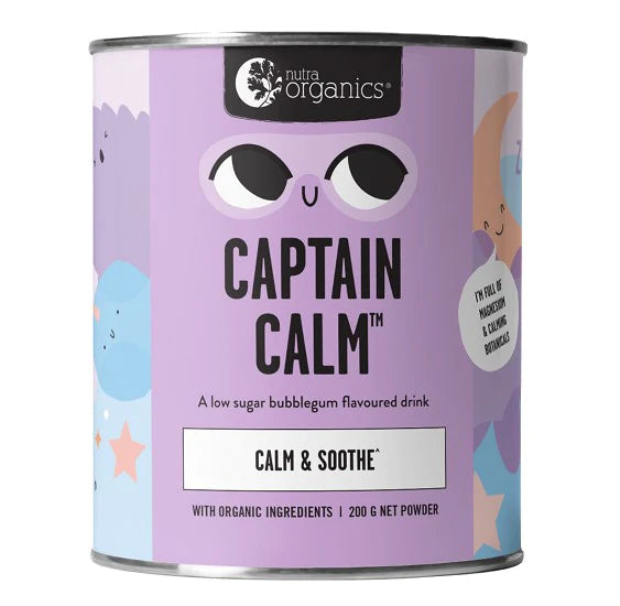 NUTRA ORGANICS CAPTAIN CALM 200G — The Gluten Free Hub